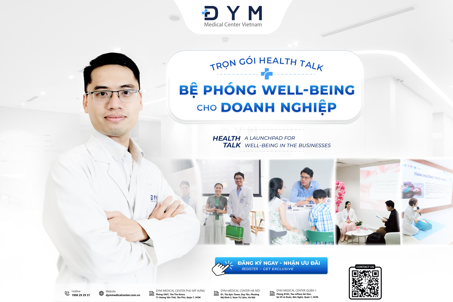 Phòng Khám Đa Khoa Quốc Tế DYM Tại TP.HCM Hà Nội - HEALTH TALK - BỆ PHÓNG WELL-BEING TRONG DOANH ...